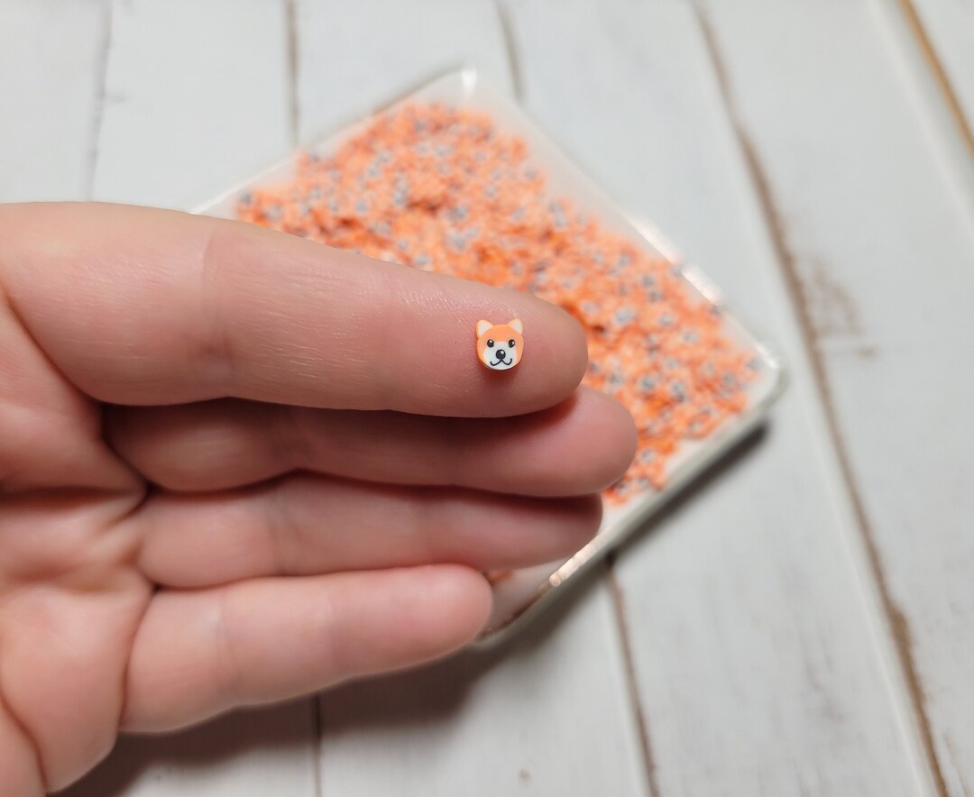 FAKE Corgi Dog Polymer Clay Sprinkles - Clay Jimmies - Fake Sprinkles ...