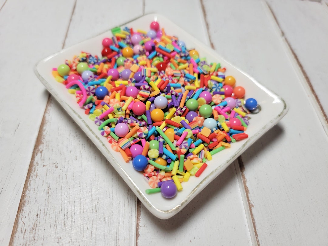 FAKE Candy Crush Sprinkles - Fake Sprinkles - Fake Food - Clay ...