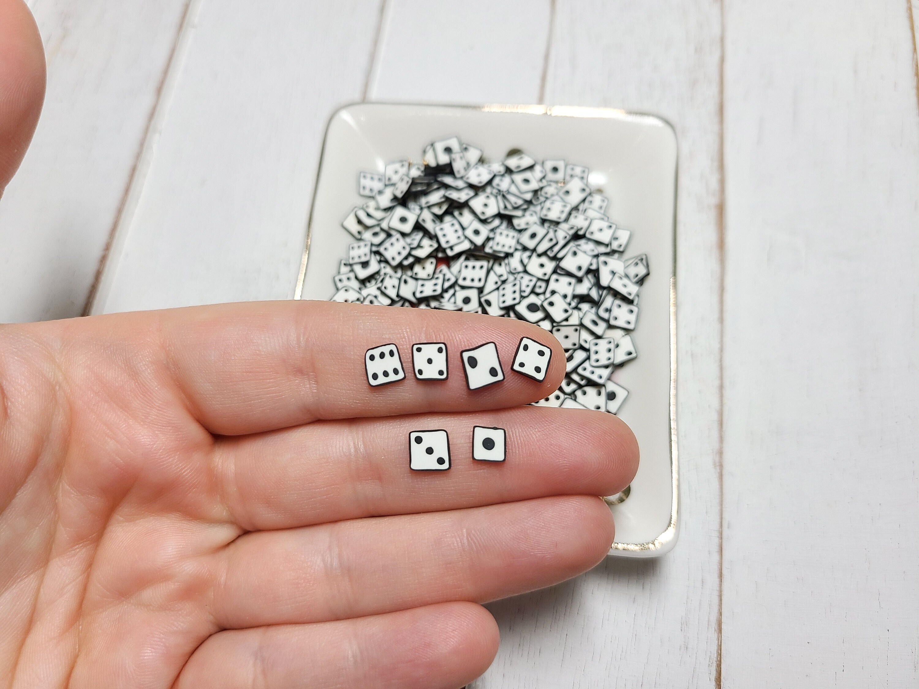 FAKE Dice Sprinkle Mix Fake Sprinkles Fake Food Clay - Etsy