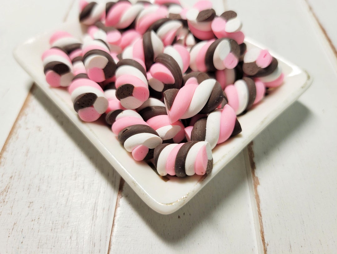 Neopolitan Switch Candies - Clay Charms - Kawaii Charms - Slime Charms ...