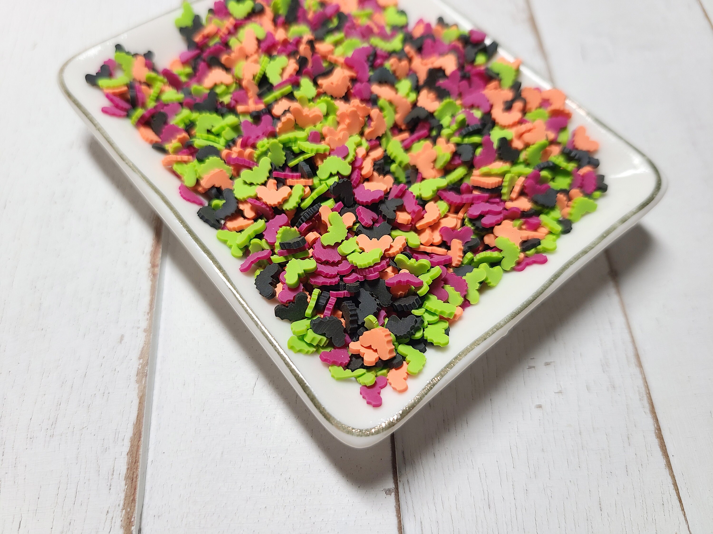 FAKE Bright Color Bat Sprinkle Mix Fake Sprinkles Fake - Etsy