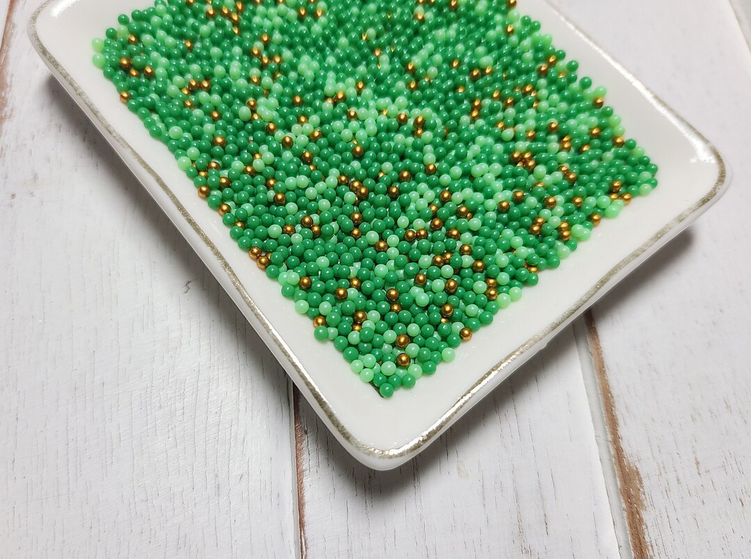 2mm Pot O Gold Nonpareil Sprinkles - Fake Sprinkles - Faux Food - Fake ...