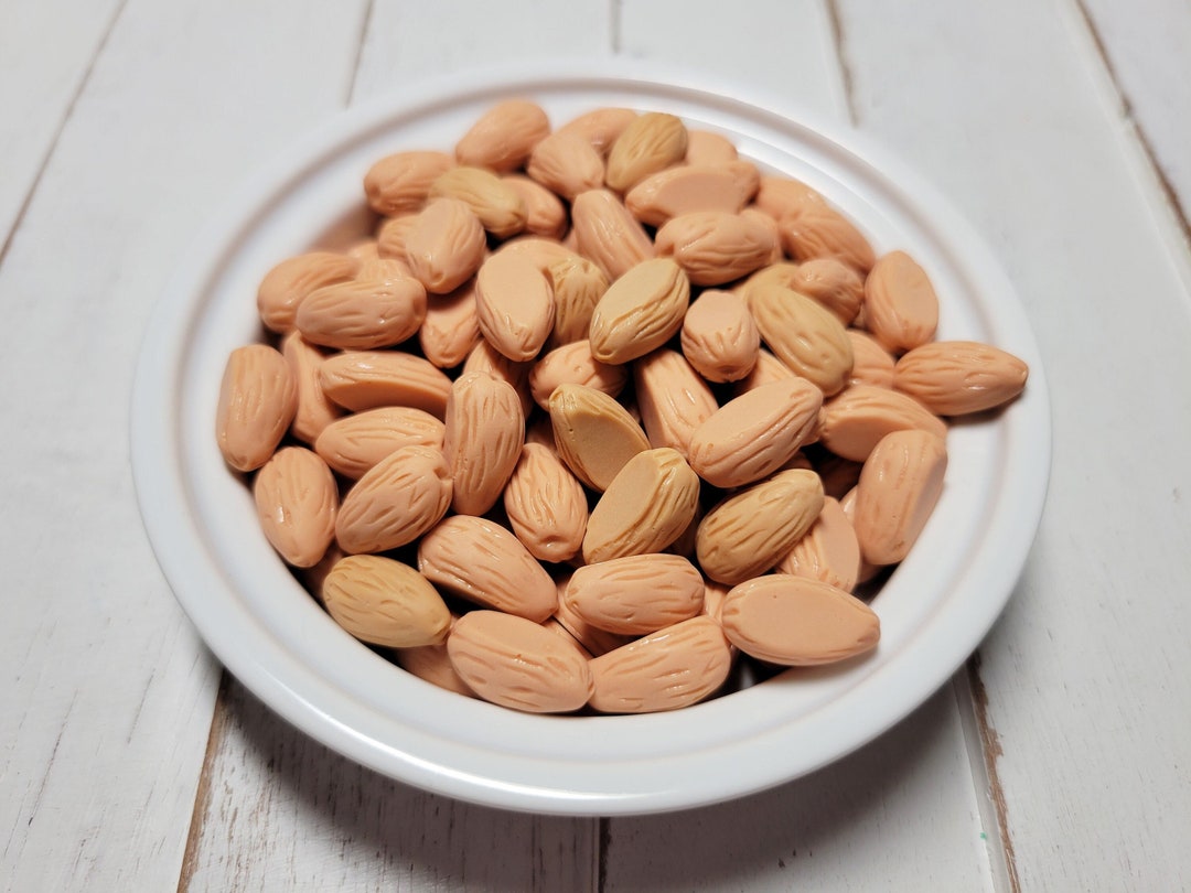 Flatback Almond Cabochons - Fake Food - Fake Nuts - Kawaii Cabochon ...