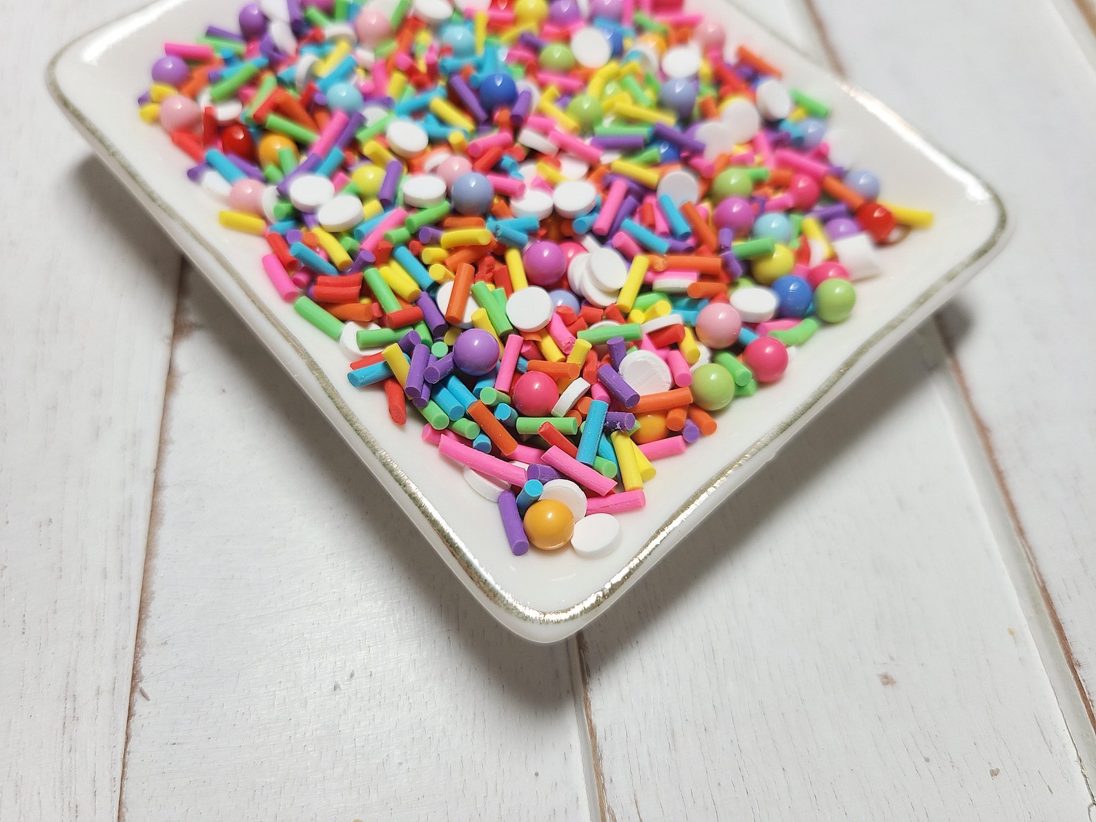FAKE Rainbow Crunch Cake Sprinkle Mix Fake Sprinkles Fake - Etsy
