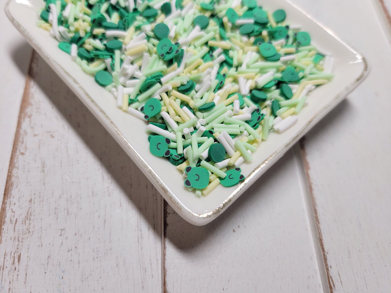 FAKE Lily Frog Clay Sprinkle Mix - Fake Sprinkles - Fake Food - Decoden ...