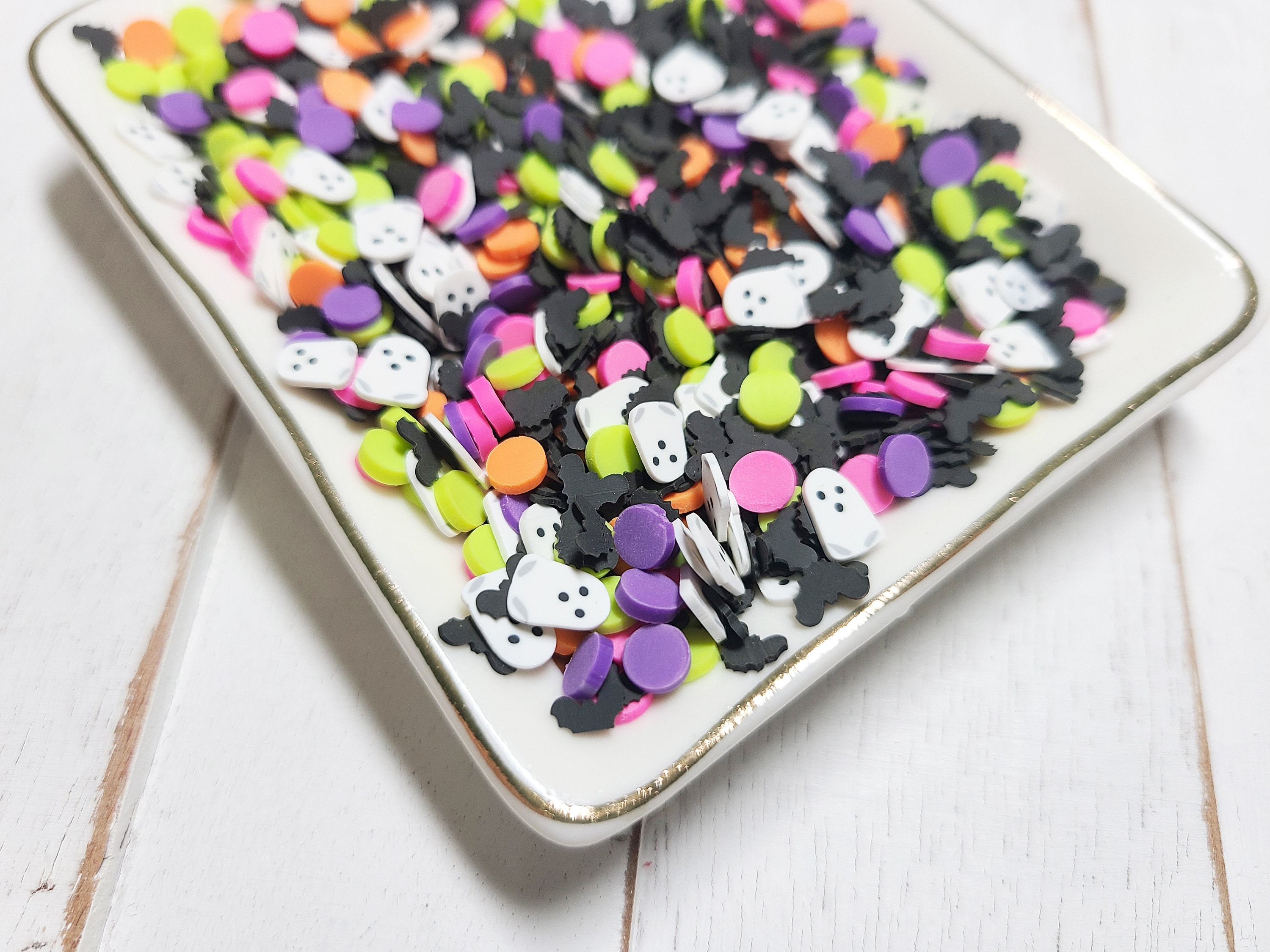 FAKE Colorful Spooky Ghost Sprinkle Mix Fake Sprinkles - Etsy