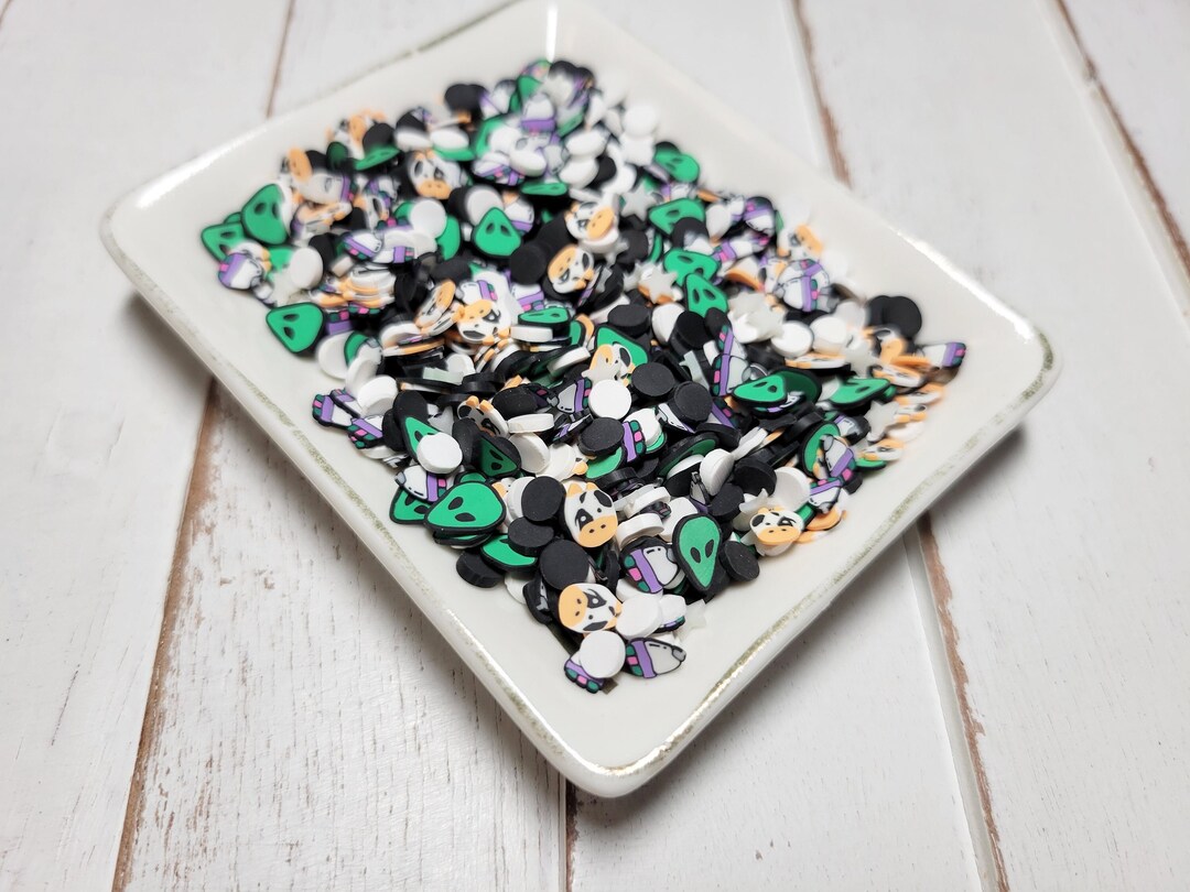 FAKE Cow Abduction Clay Sprinkles - Fake Sprinkles - Fake Food - Clay ...