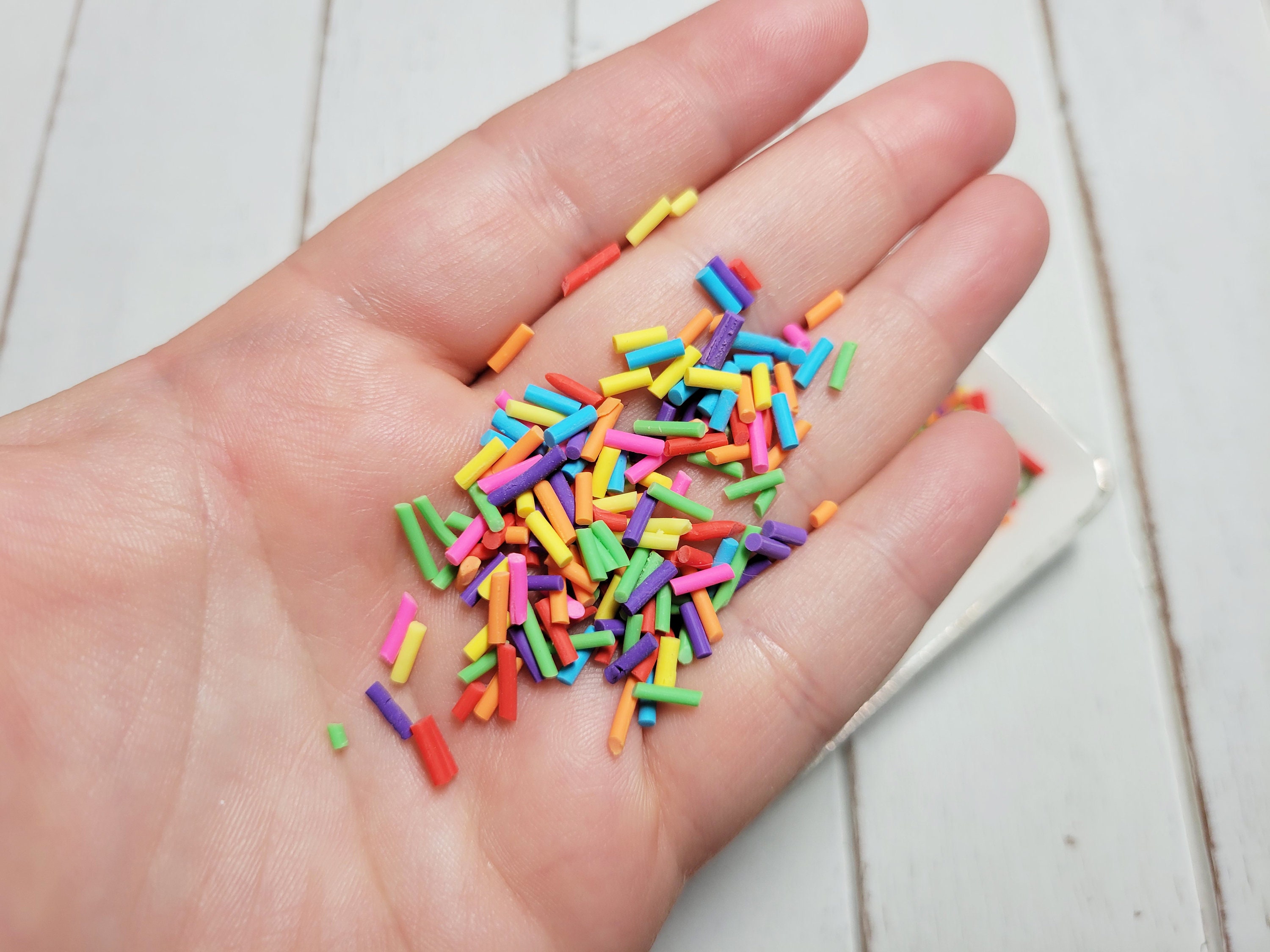 FAKE Bright Mixed Sprinkles Fake Sprinkles Fake Food - Etsy