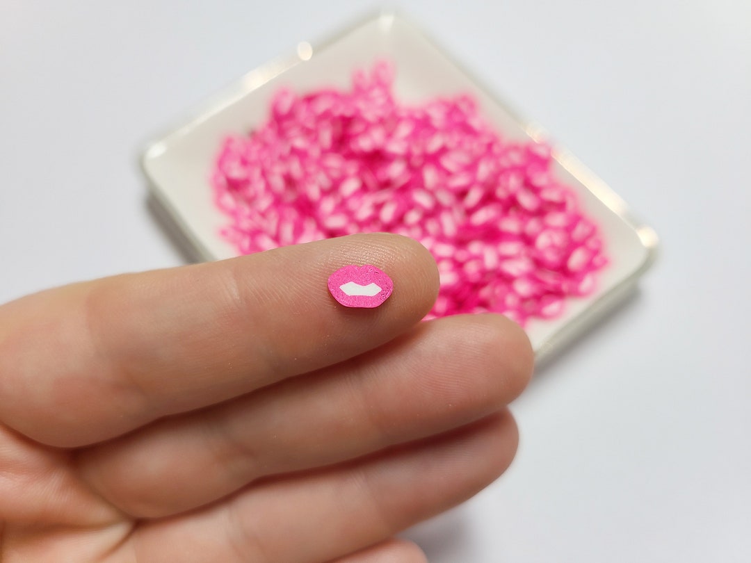 FAKE Lipstick Lip Sprinkles - Fake Sprinkles - Fake Food - Clay ...