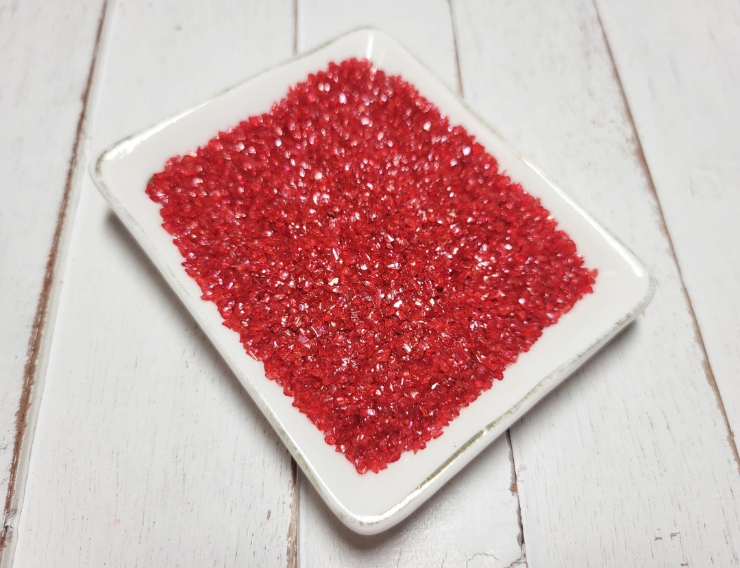 Fake Red Coarse Sugar / Salt - Fake Food - Fake Sugar Sprinkles - Slime ...