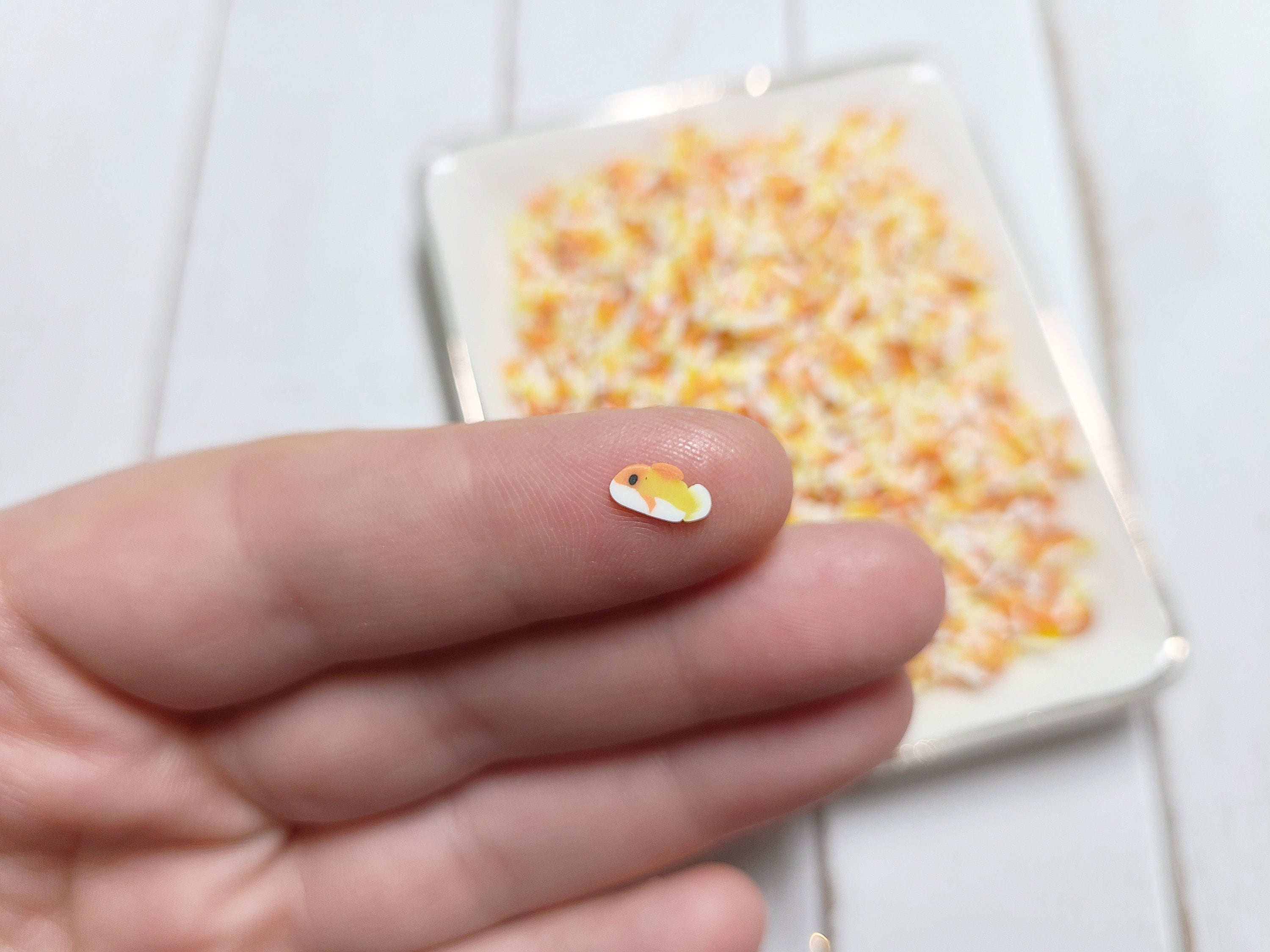 FAKE Goldfish Clay Sprinkles Fake Sprinkles Faux Food - Etsy