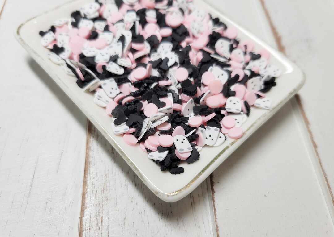 FAKE Spooky Ghost Sprinkle Mix - Fake Sprinkles - Fake Food - Clay ...