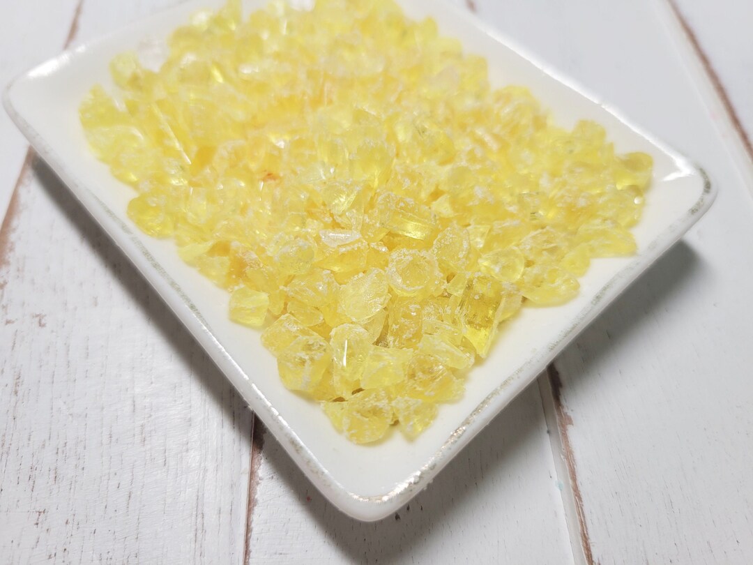 FAKE Lemon Rock Candy Crystals - Rock Candy - Fake Sugar - Fake ...