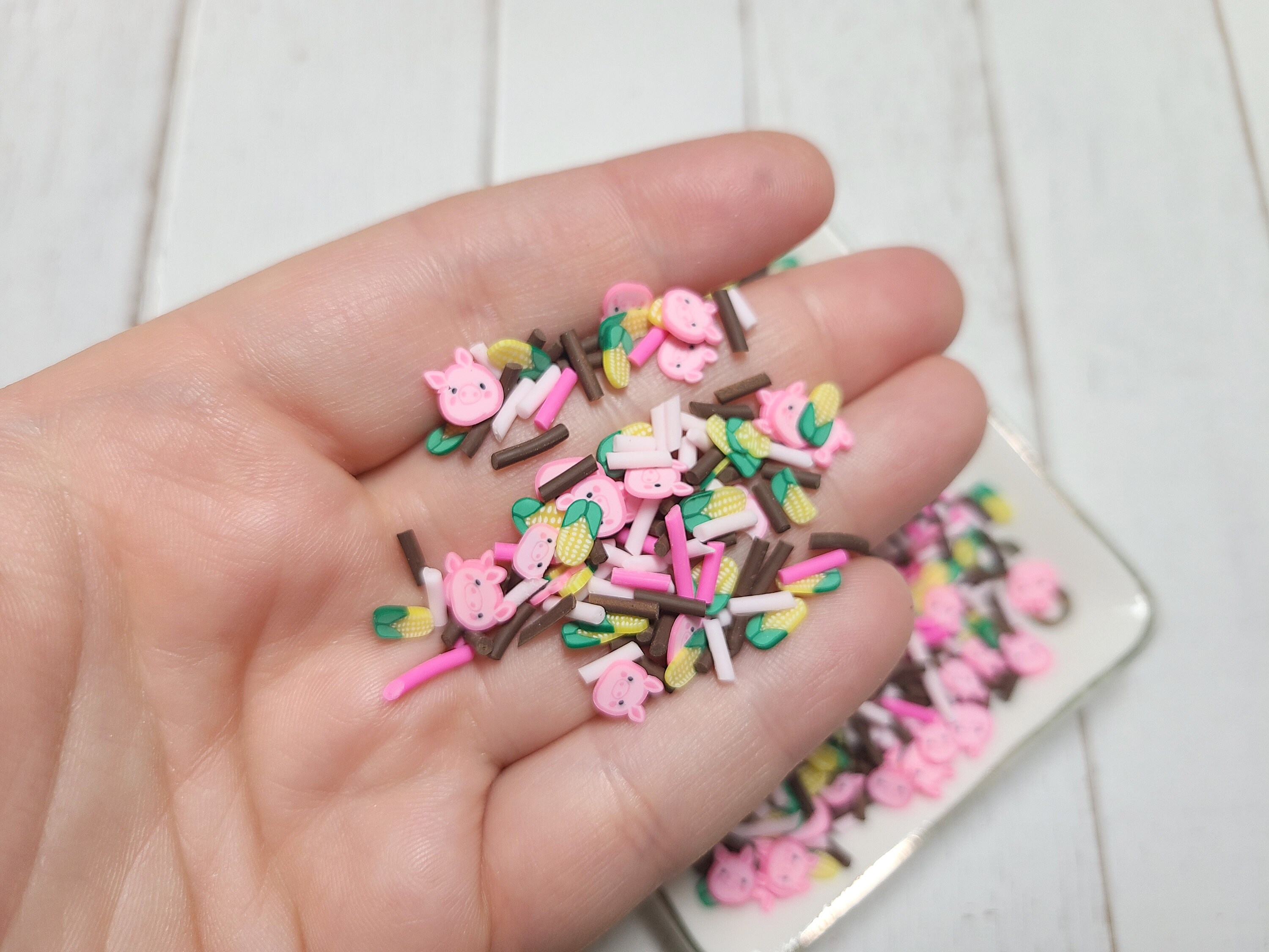 FAKE Pink Pig Pen Sprinkle Mix Fake Sprinkles Fake Food - Etsy