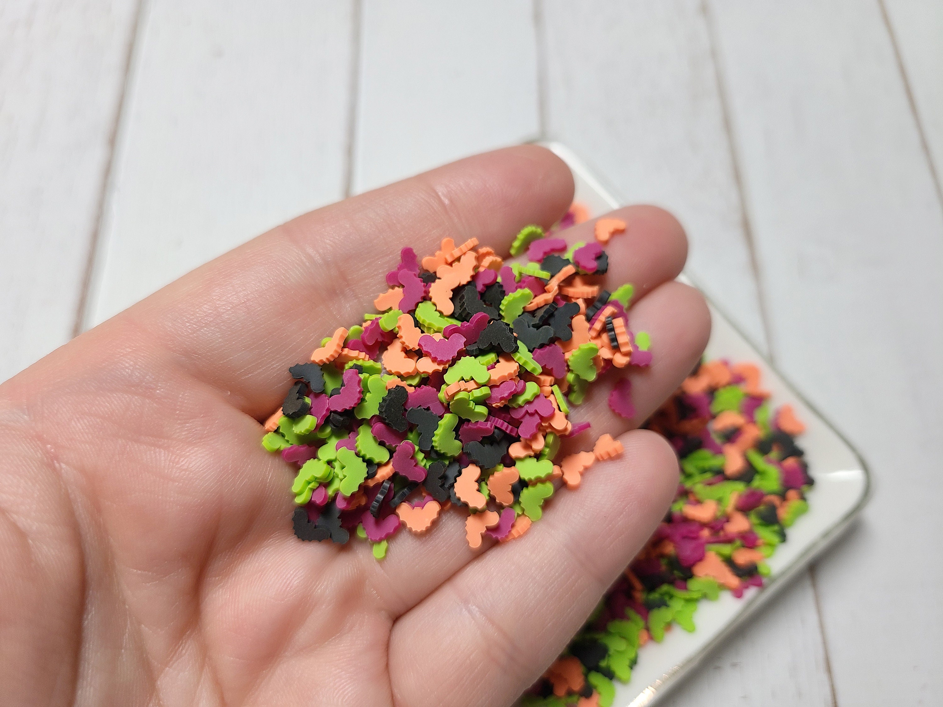 FAKE Bright Color Bat Sprinkle Mix Fake Sprinkles Fake - Etsy