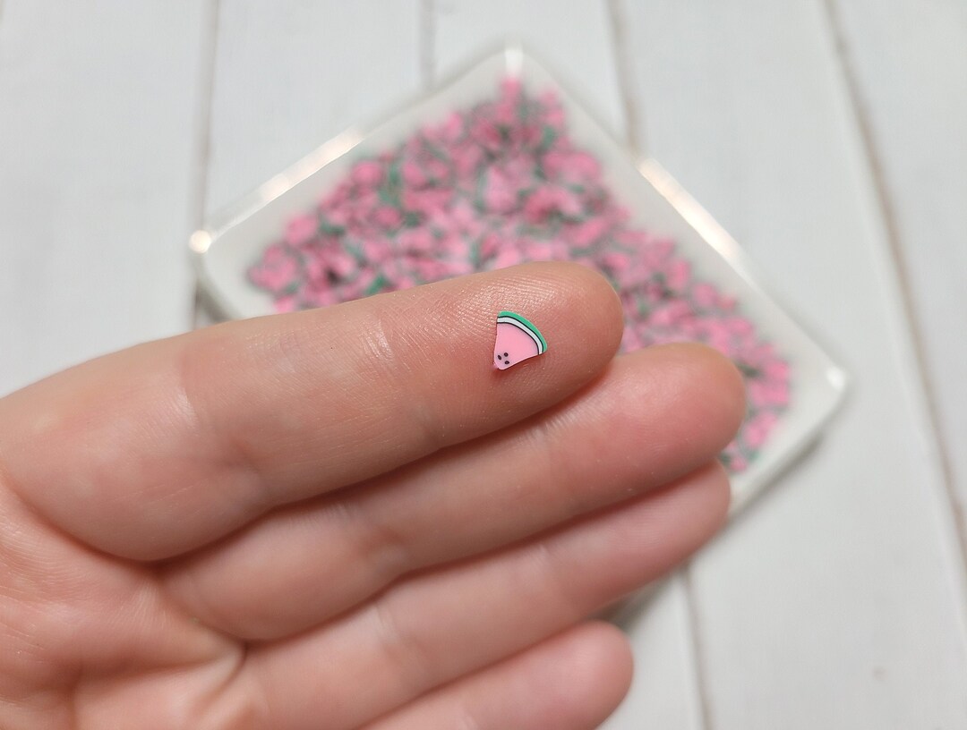 FAKE Pink Watermelon Sprinkles - Fake Sprinkles - Fake Food - Clay ...