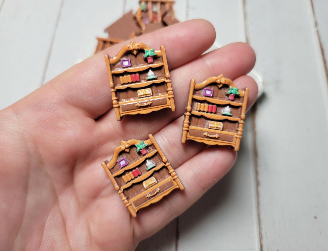 Bookcase Cabochons - Kawaii Cabochon - Slime Charms - Flatback Cabochon ...