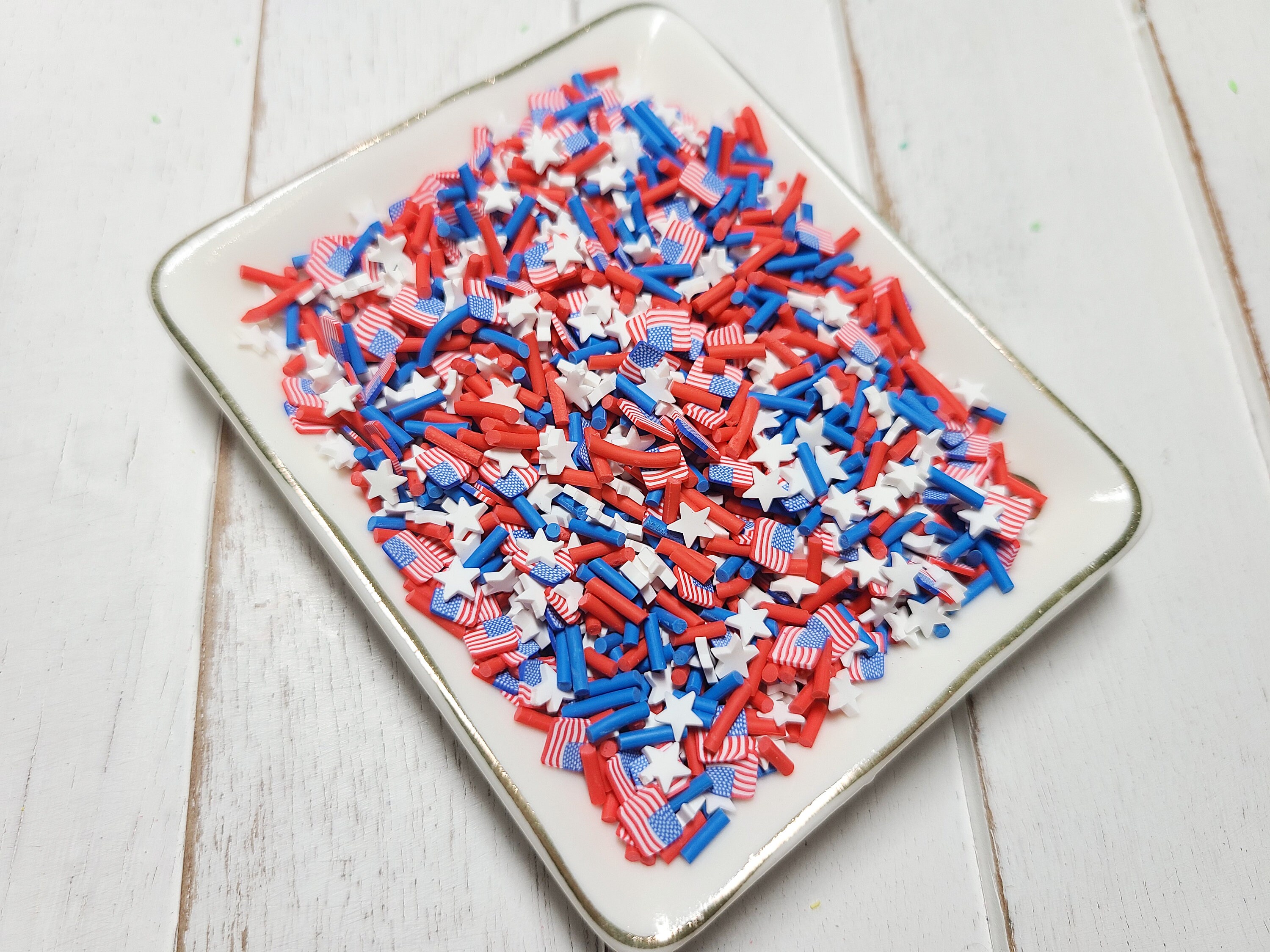 FAKE Star Spangled Sprinkle Mix Fake Sprinkles Fake Food | Etsy