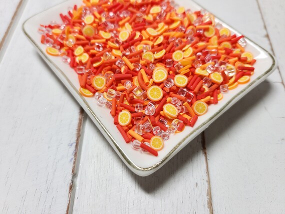 FAKE Tequila Sunrise Sprinkle Mix Fake Sprinkles Fake Food | Etsy