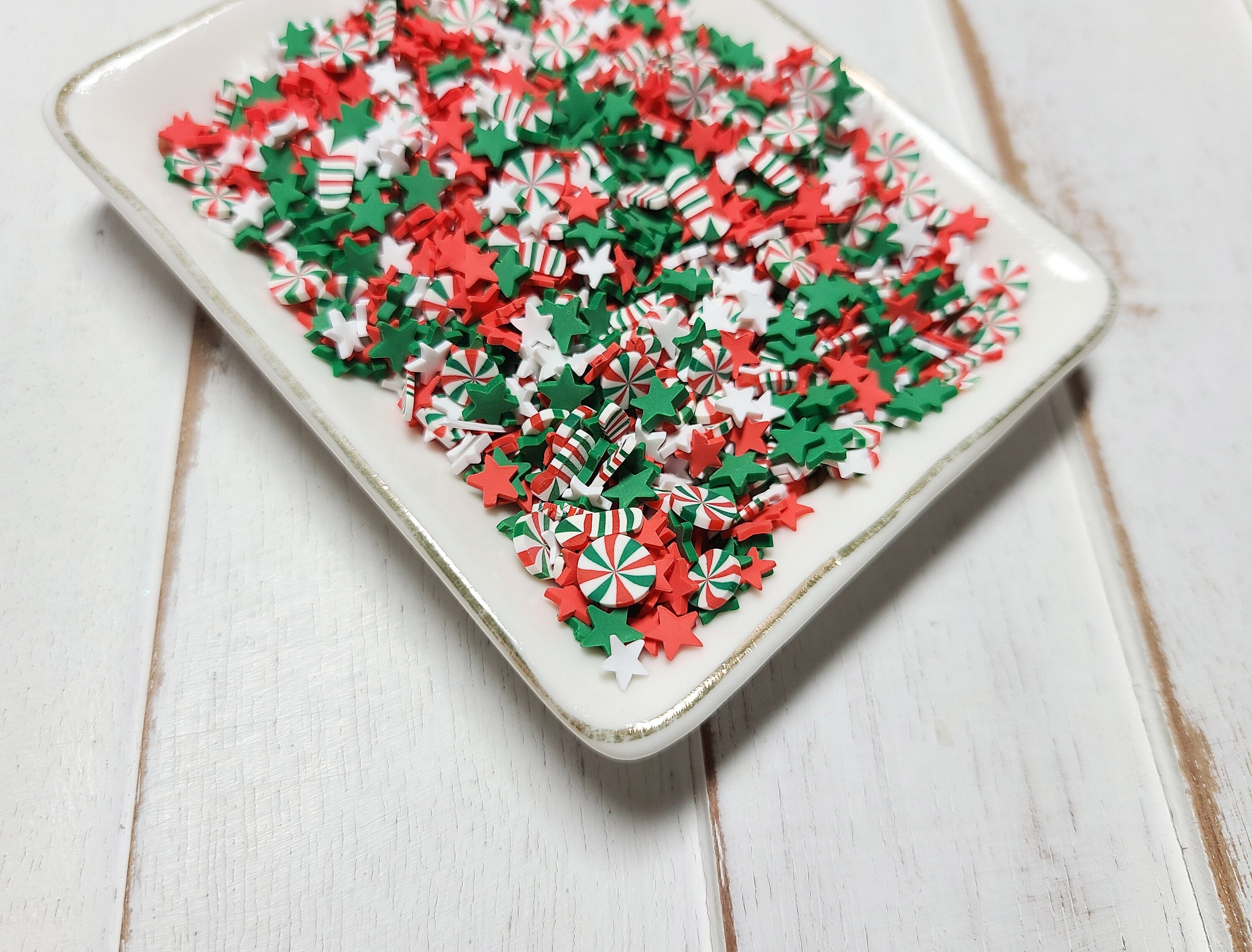 FAKE Starry Christmas Sprinkle Mix Fake Sprinkles Fake - Etsy