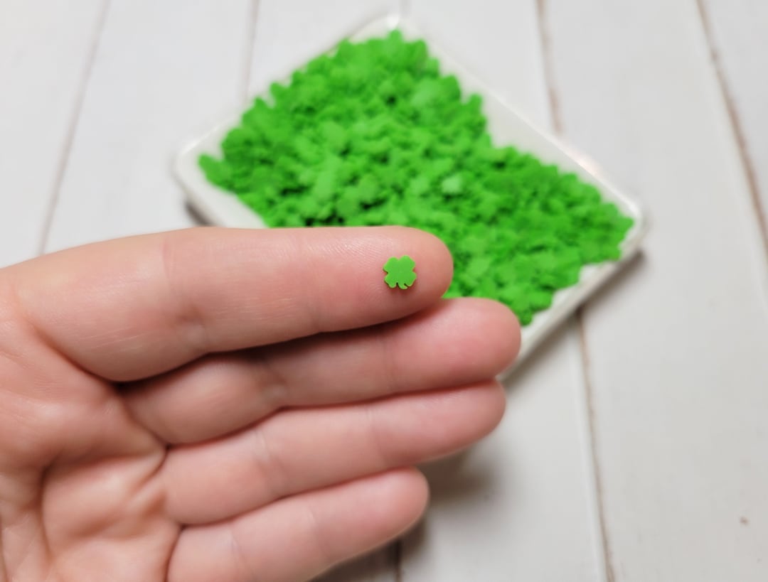 FAKE Shamrock Sprinkles - Fake Sprinkles - Fake Food - Clay Sprinkles ...