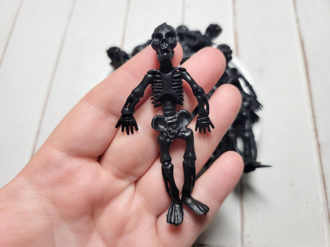 Black Skeleton - Halloween Decorations - Fake Skeletons - Etsy