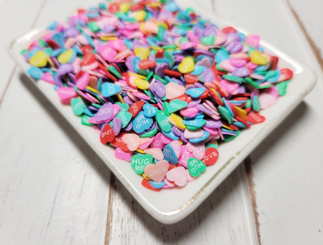 FAKE Conversation Heart Sprinkle Mix - Fake Sprinkles - Fake Food ...