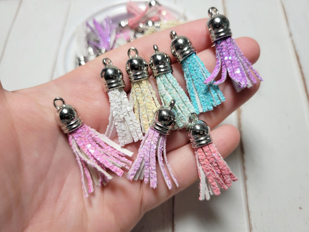 Assorted Mini Tassels - Glitter Tassels - Zipper Pulls - Keychain ...