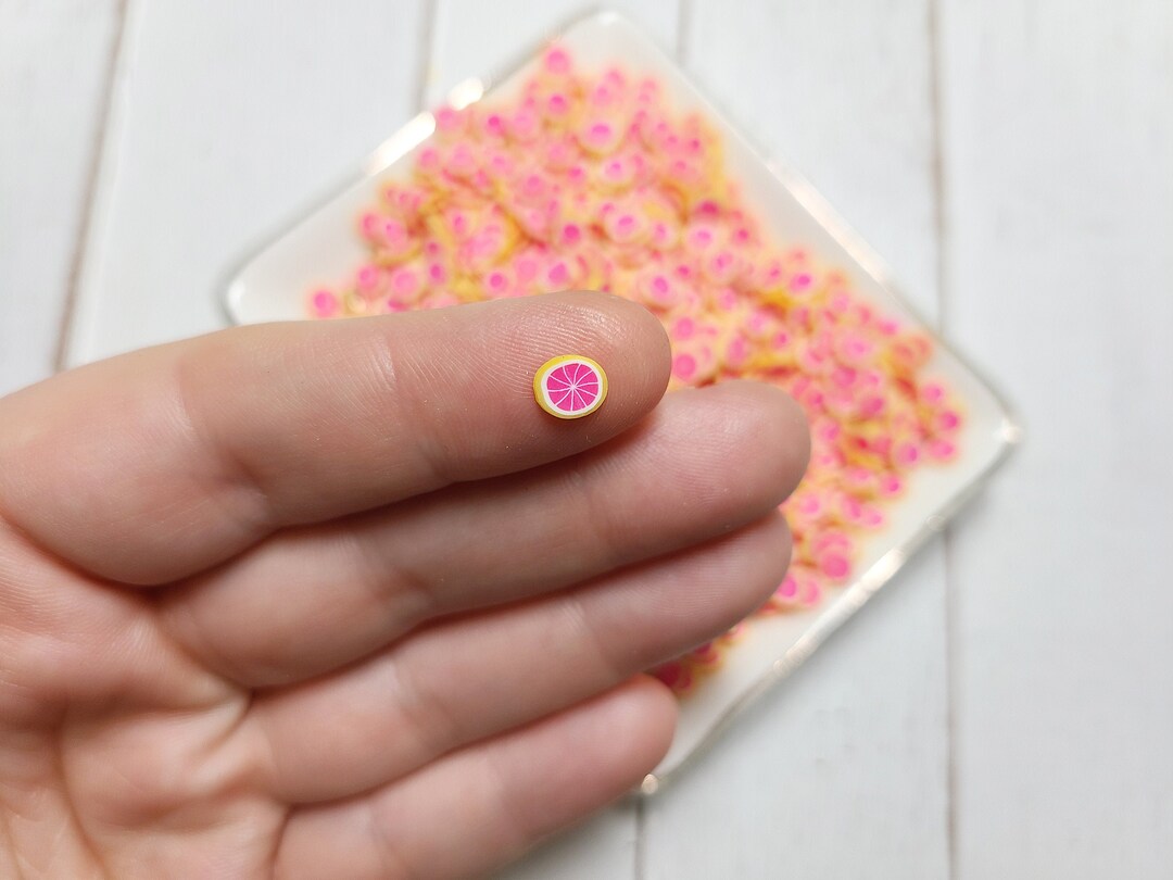 FAKE Grapefruit Sprinkles - Fake Sprinkles - Fake Food - Clay Sprinkles ...