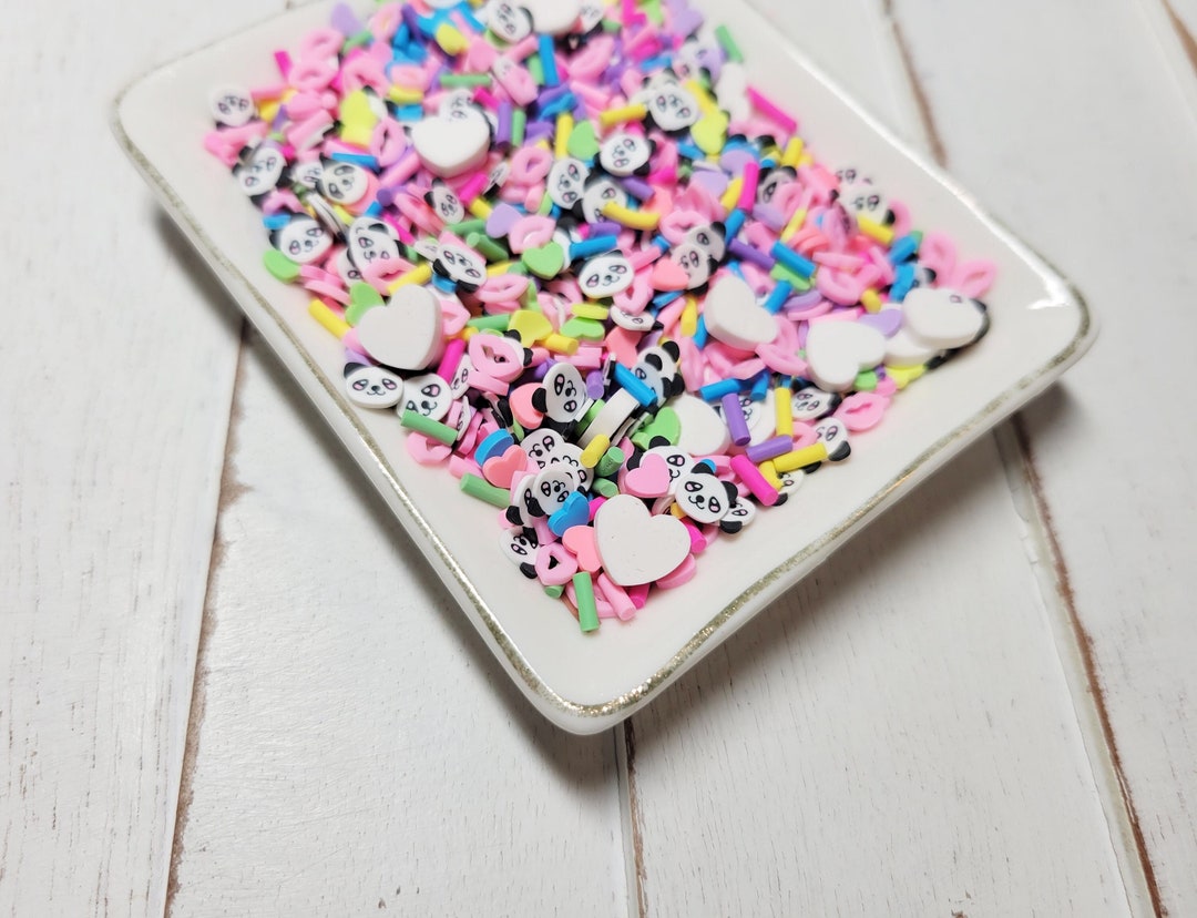 FAKE Panda Kisses Valentine Sprinkle Mix - Fake Sprinkles - Fake Food ...