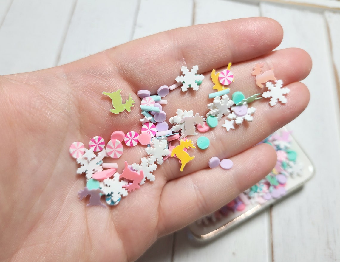 FAKE Dashing Reindeers Clay Sprinkle Mix Fake Sprinkles | Etsy