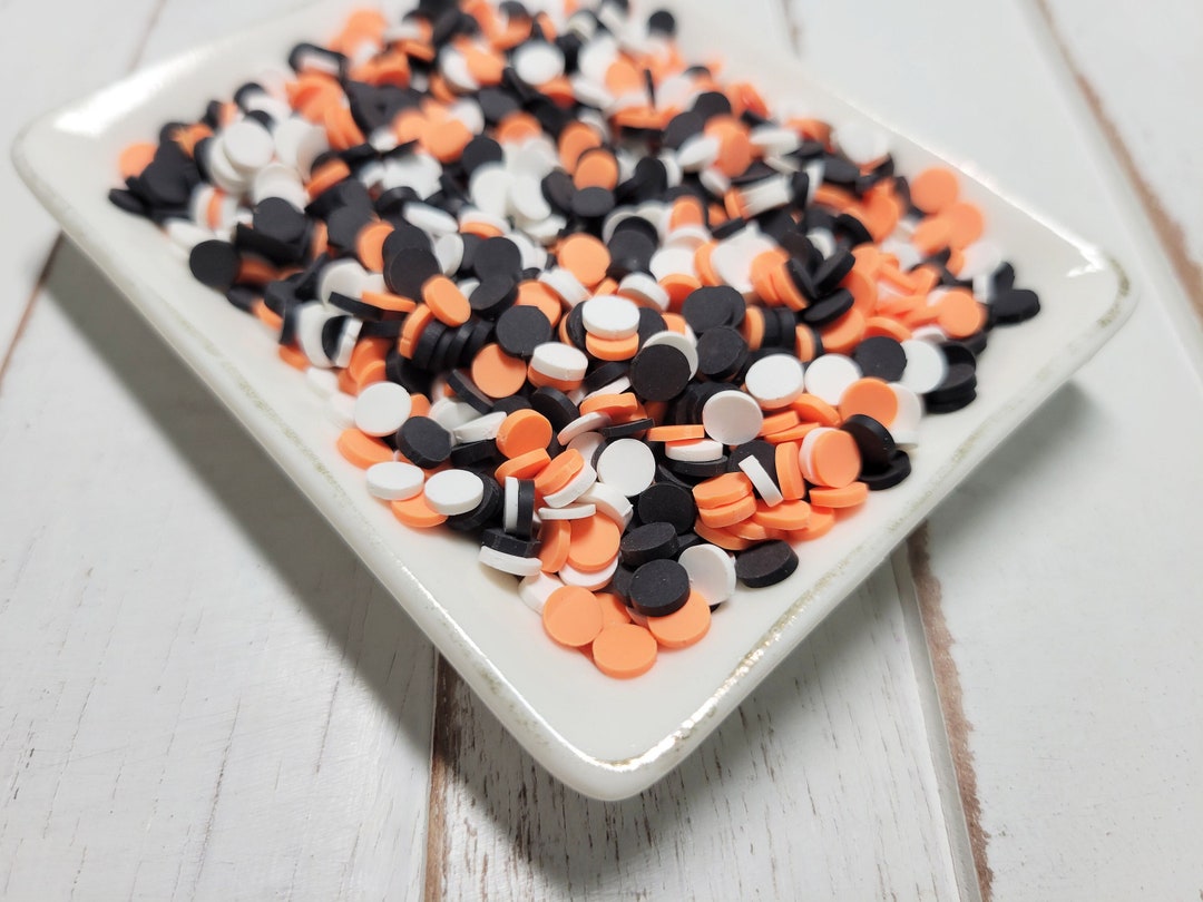 FAKE Hallow-fetti Mix Clay Sprinkles - Fake Sprinkles - Faux Food ...