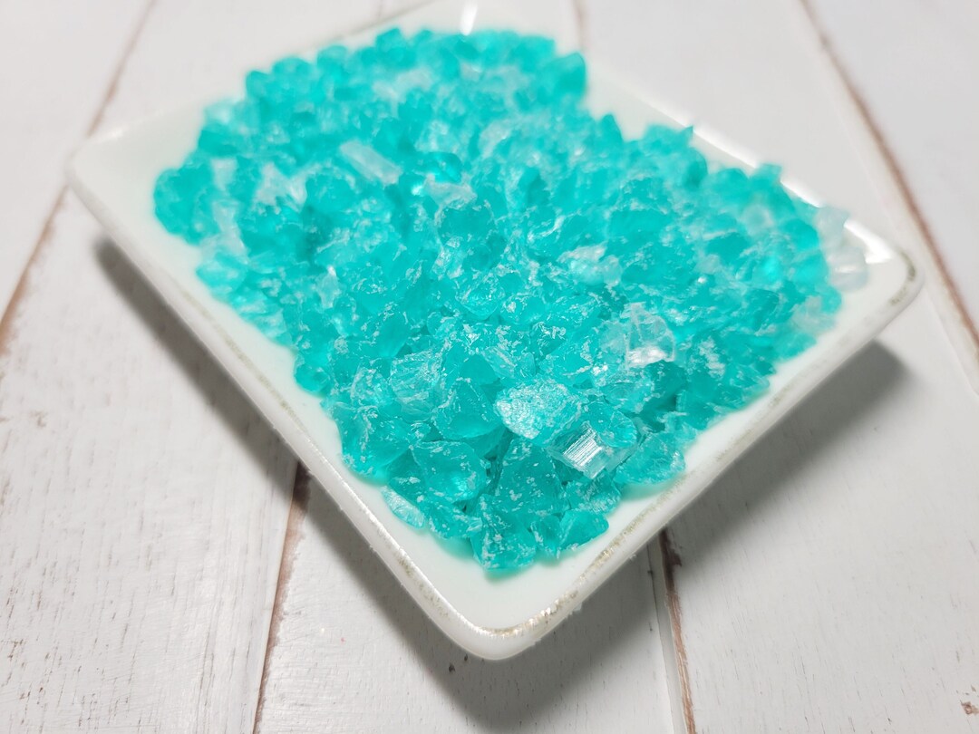 FAKE Ice Blue Candy Crystals - Rock Candy - Fake Sugar - Fake Crystals ...