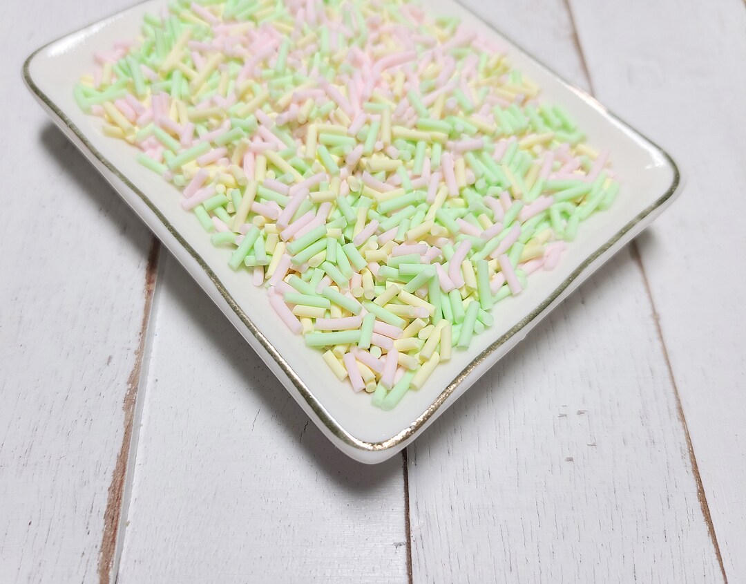 FAKE Pastel Easter Sprinkle Mix - Fake Sprinkles - Fake Food - Clay ...