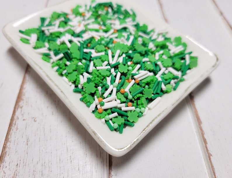 FAKE Clover Mix Fake Sprinkles Fake Food Clay Sprinkles - Etsy