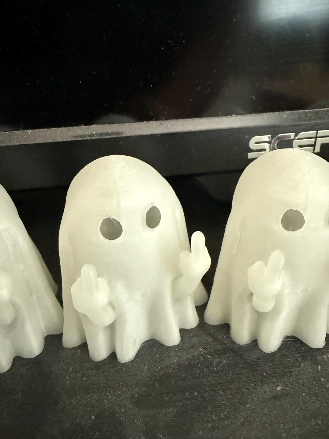 Glow in the Dark Flip off Ghost - Etsy