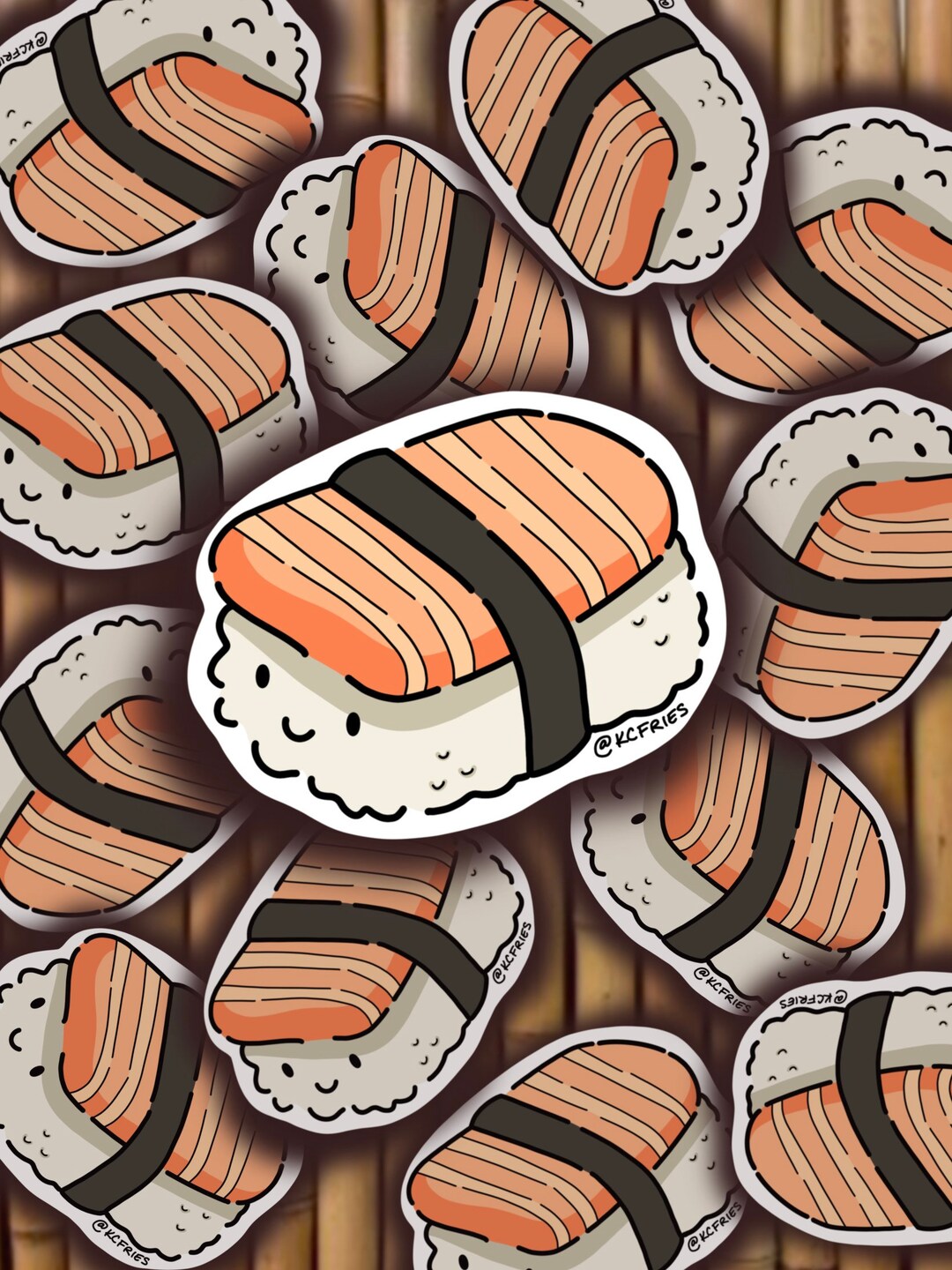 Sushi Sticker - Etsy