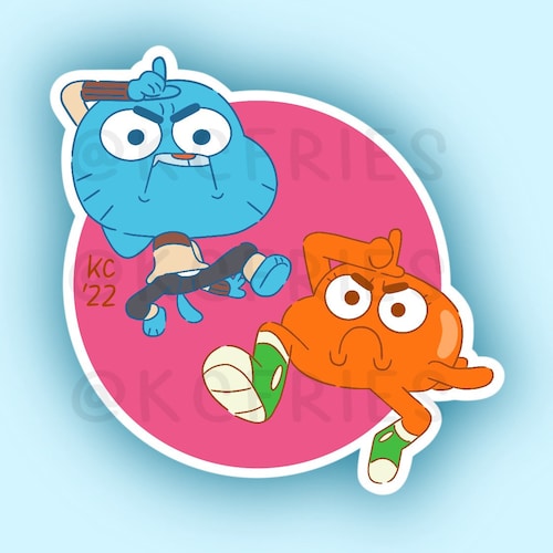 Gumball and Darwin Sticker - Etsy