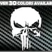 Punisher Skull Distressed Car Truck Van Vinyl Decal Sticker Military ...