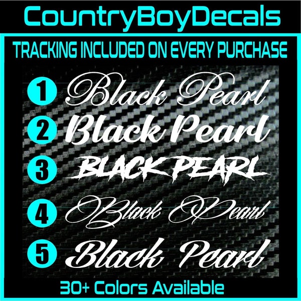 Black Pearl Stickers - Etsy