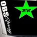 OBS Gang 24x4 Vertical Windshield VINYL DECAL Sticker Truck Stance ...