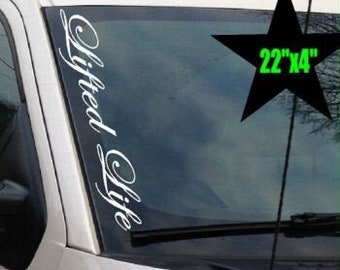 Lifted Truck Decal | Etsy