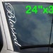 Blessed VERTICAL Windshield Vinyl Decal Sticker Truck Car | Etsy