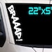 BRAAP 22" Vinyl Decal Sticker Dirt Bike Motocross Truck Car Snowmobile ...