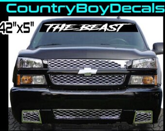 The BEAST Vinyl Decal Sticker DIESEL Truck JDM Car Turbo Boost - Etsy