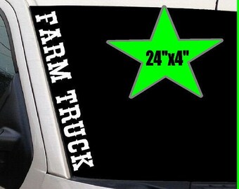 Farm Truck Decal - Etsy