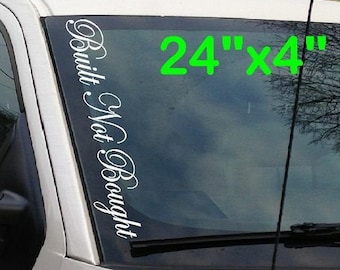 Blessed VERTICAL Windshield Vinyl Decal Sticker Truck Car | Etsy