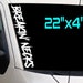 BREAKIN' NECKS 22" Vinyl Decal Sticker Breakin Diesel Truck JDM Car ...