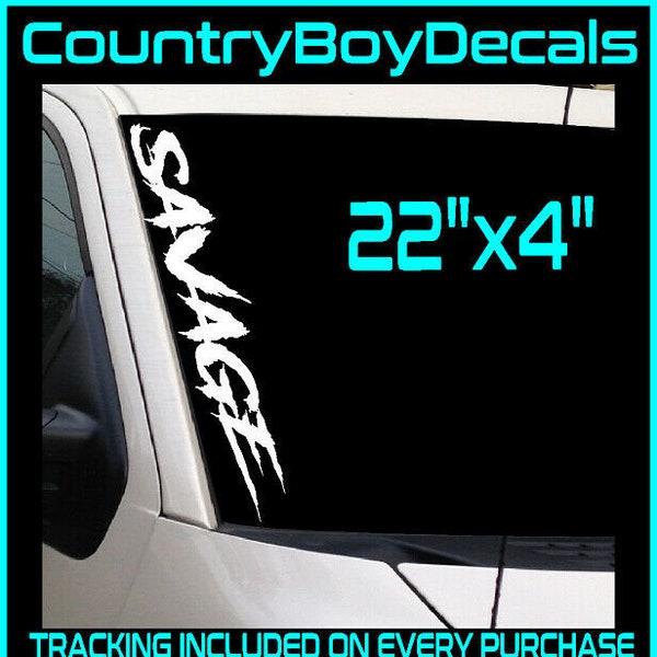 Savage Decal - Etsy
