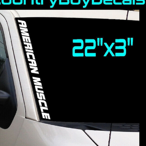 American Muscle Decal - Etsy